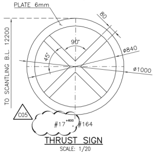 DRAUGHT MARKS AND SURVEYING – AMARINE
