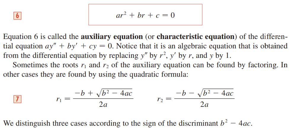 2nd-Order Linear Differential Equations (2ndLDE) – AMARINE
