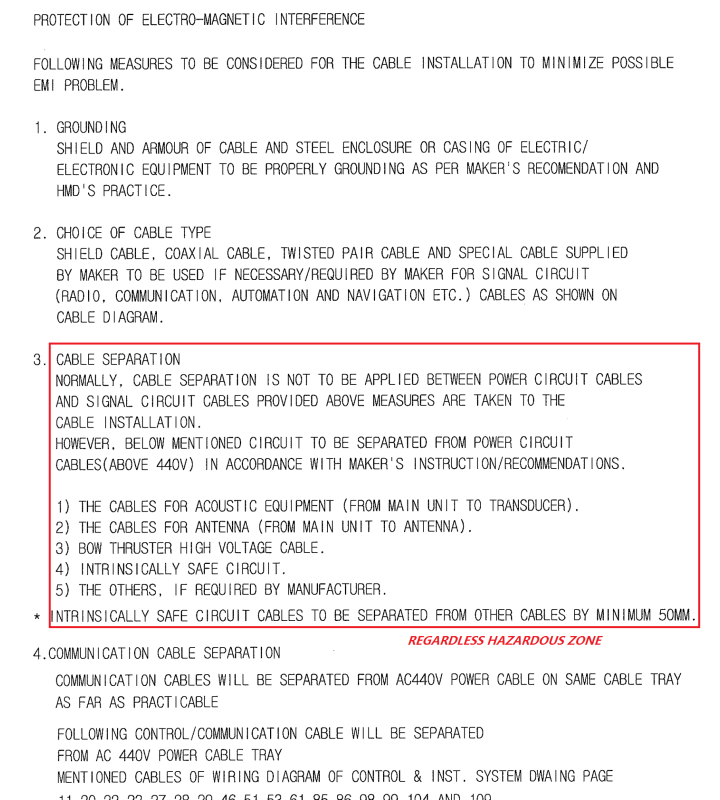Intrinsically Safe Cable – AMARINE