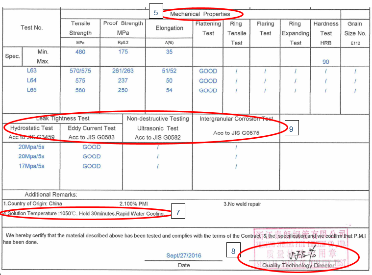 How to view the material certificate? – Part 2 – AMARINE