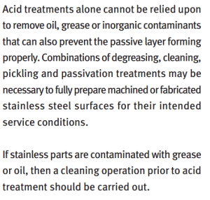 Stainless Steel Material: what is pickling / passivation? – AMARINE