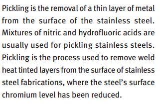 Stainless Steel Material: what is pickling / passivation? – AMARINE