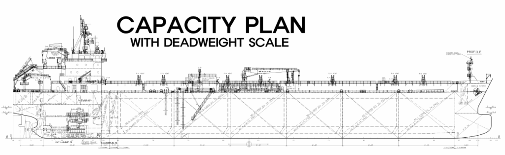 SHIP CAPACITY PLAN & DEADWEIGHT SCALE – AMARINE
