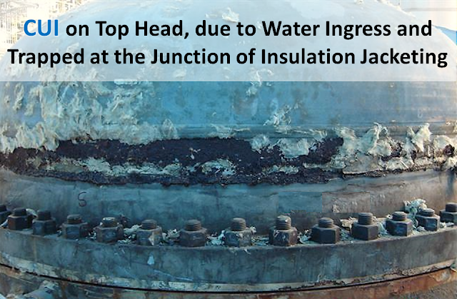 Typical location of CUI corrosion on Pressure Vessel and Storage Tank ...