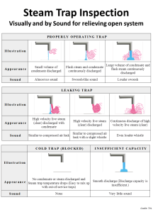 How to inspect steam trap on piping system – AMARINE
