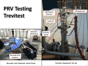 What is PRV valve Trevitest ? – AMARINE