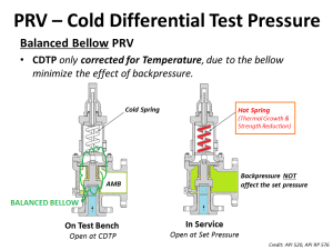 What is Cold Differential Test Pressure (CDTP) – AMARINE