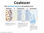 What is Coalescer or coalescence filter? – AMARINE