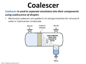 What is Coalescer or coalescence filter? – AMARINE