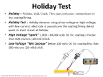 What is Holiday Test ? – AMARINE