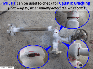 What is Caustic corrosion cracking – AMARINE