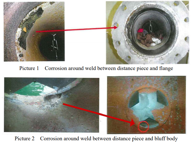 Corrosion of ship distance piece (Scrubber system) – AMARINE